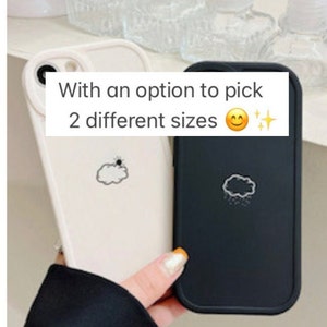 Rain or Shine Matching Single Phone Case, Cloud Graphic Matching Phone ...