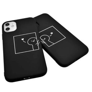 Single Cartoon Graphic iPhone Case, Cute Cartoon Couple Case - Etsy