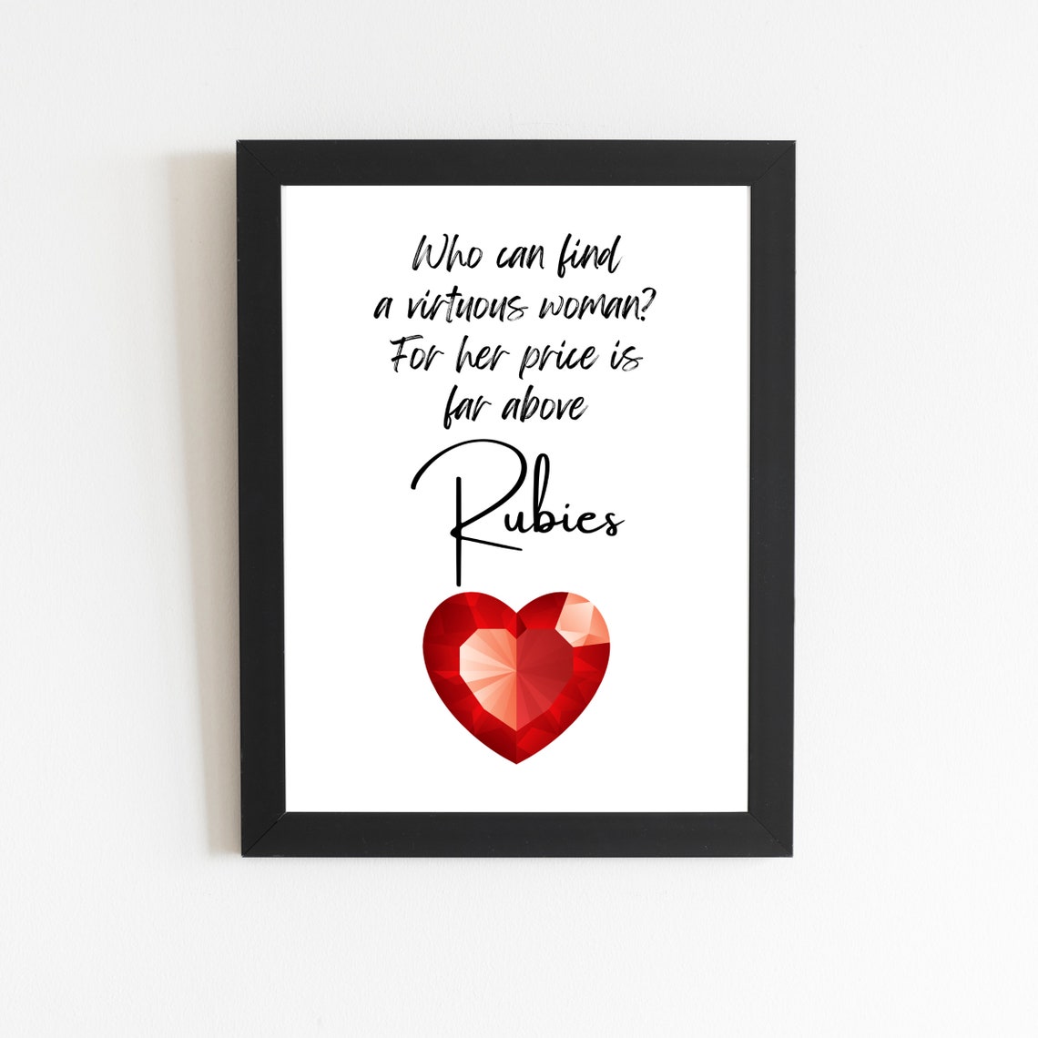 Proverbs 31:10 Bible Verse Poster, Printable Bible Verse Poster ...