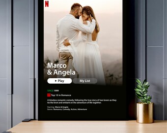 Netflix Couple Poster - Etsy UK