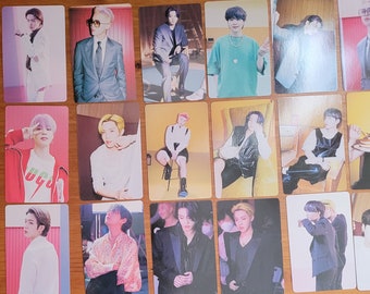 BTS BE Photocards, V Jimin Suga Jungkook J-hope Jin RM Photo Cards ...
