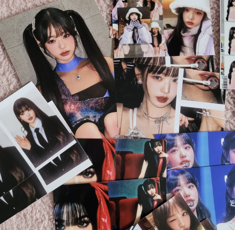 IVE Fanmade Photo Bias Pack Bundle wonyoung Photocards Inspired Cute Bias Pack Kpop Cute Gift ...