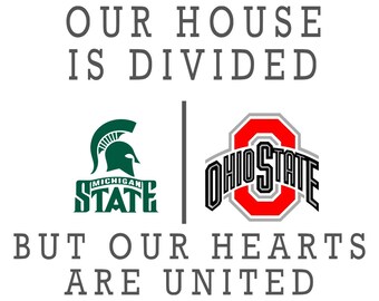 House Divided Hearts United SVG PNG JPEG - Etsy