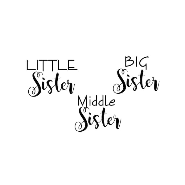 Middle Sister Shirt - Etsy