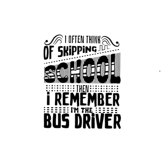 Bus Driver SVG JPEG PNG - Etsy