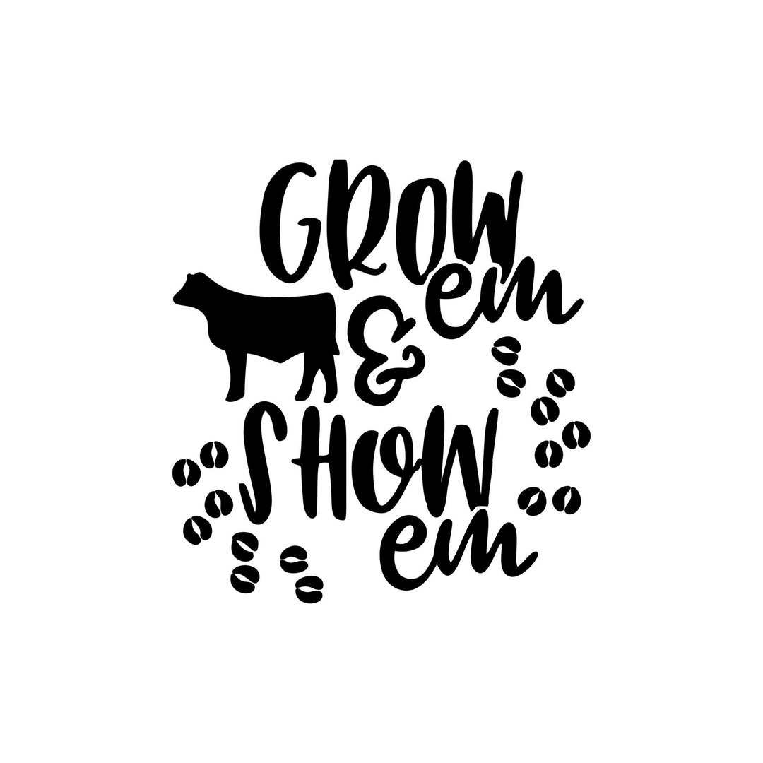Grow Em and Show Em FFA SVG PNG Jpeg - Etsy