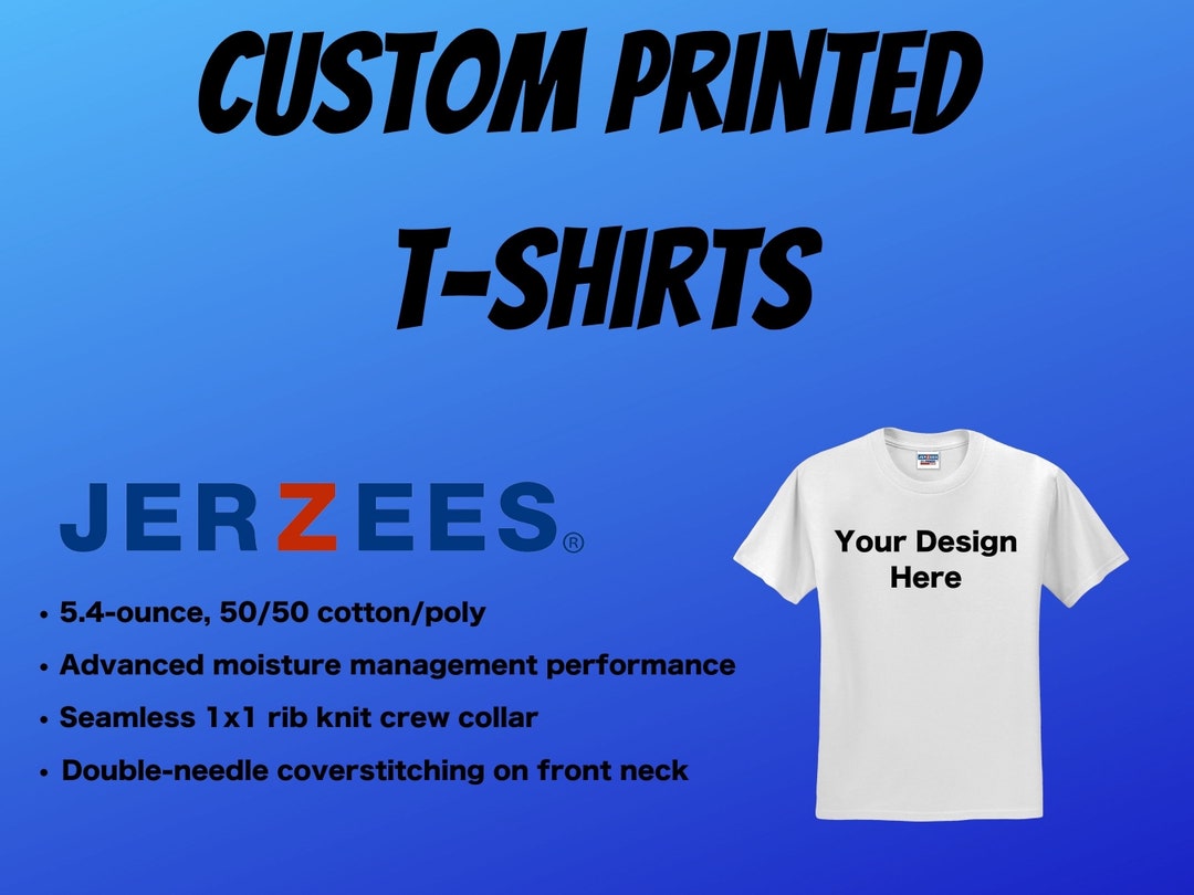 Custom Printed T-shirts, Design Your Own Shirt - Etsy