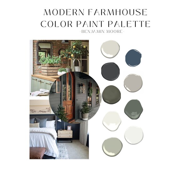 Farmhouse Color Palette - Etsy
