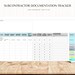 Document Tracking Worksheet, Subcontractor Documentation Tracker, Project Management Planner - Etsy