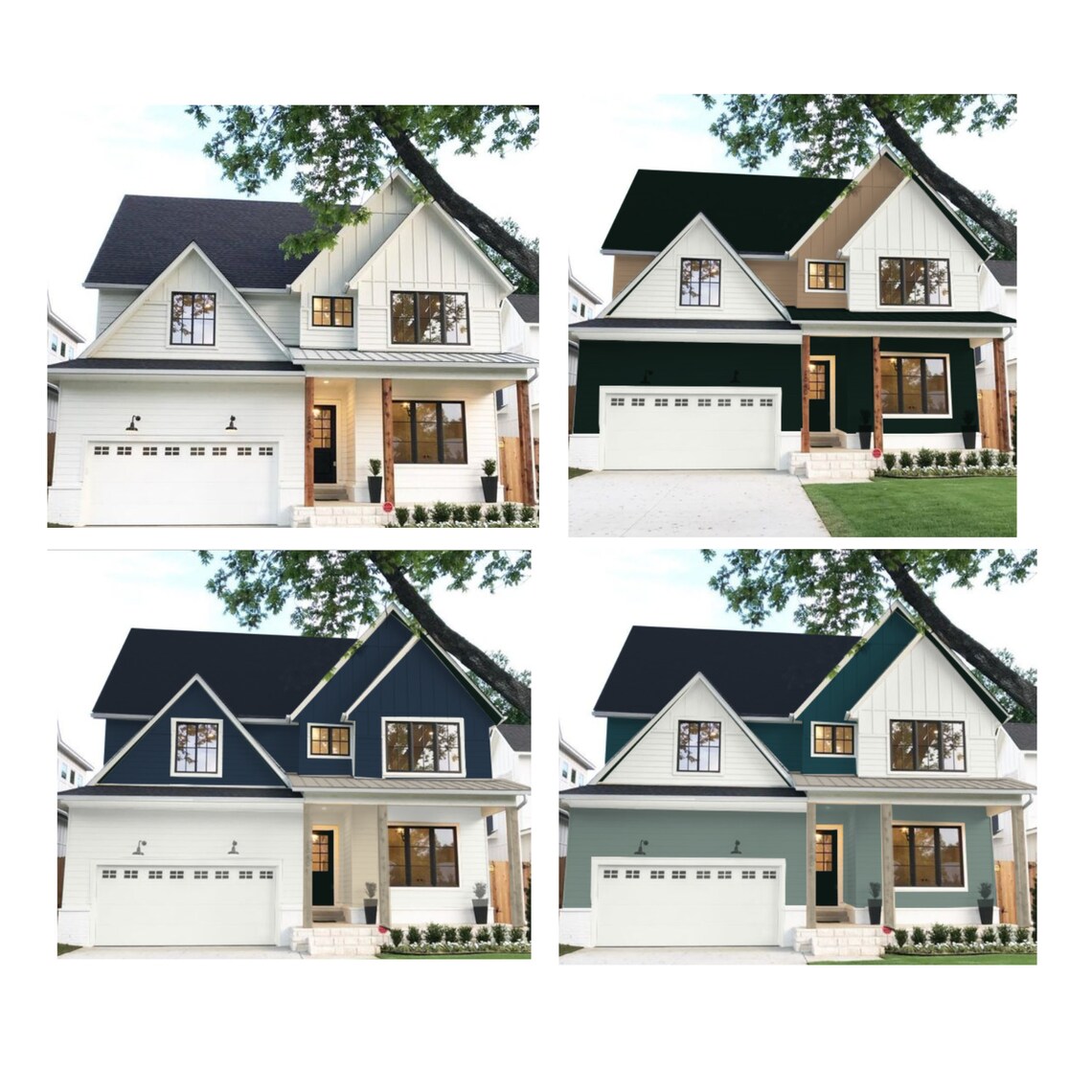 Exterior House Renderings, Paint Color Consultation, Home Exterior ...