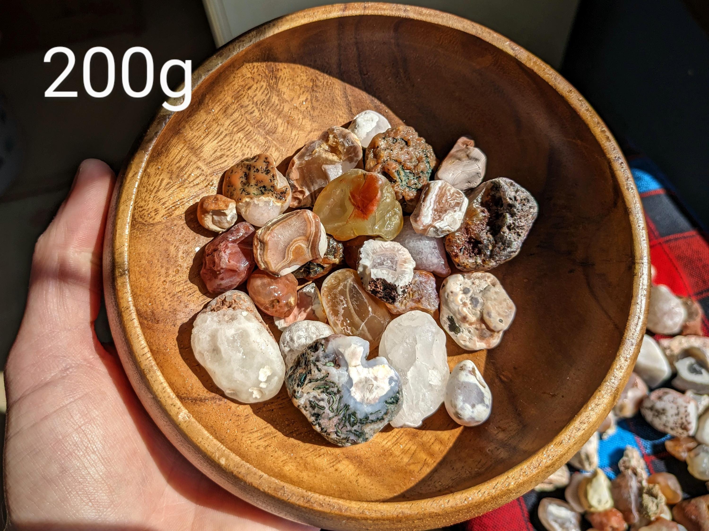 Scottish Beach Crystals | Raw Gemstones | Carnelian, Agate, Jasper ...