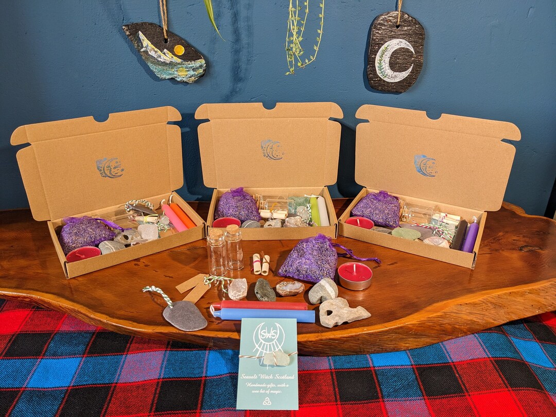 Spell Jar Kit Scottish Witch Create Your Own Spell Craft - Etsy