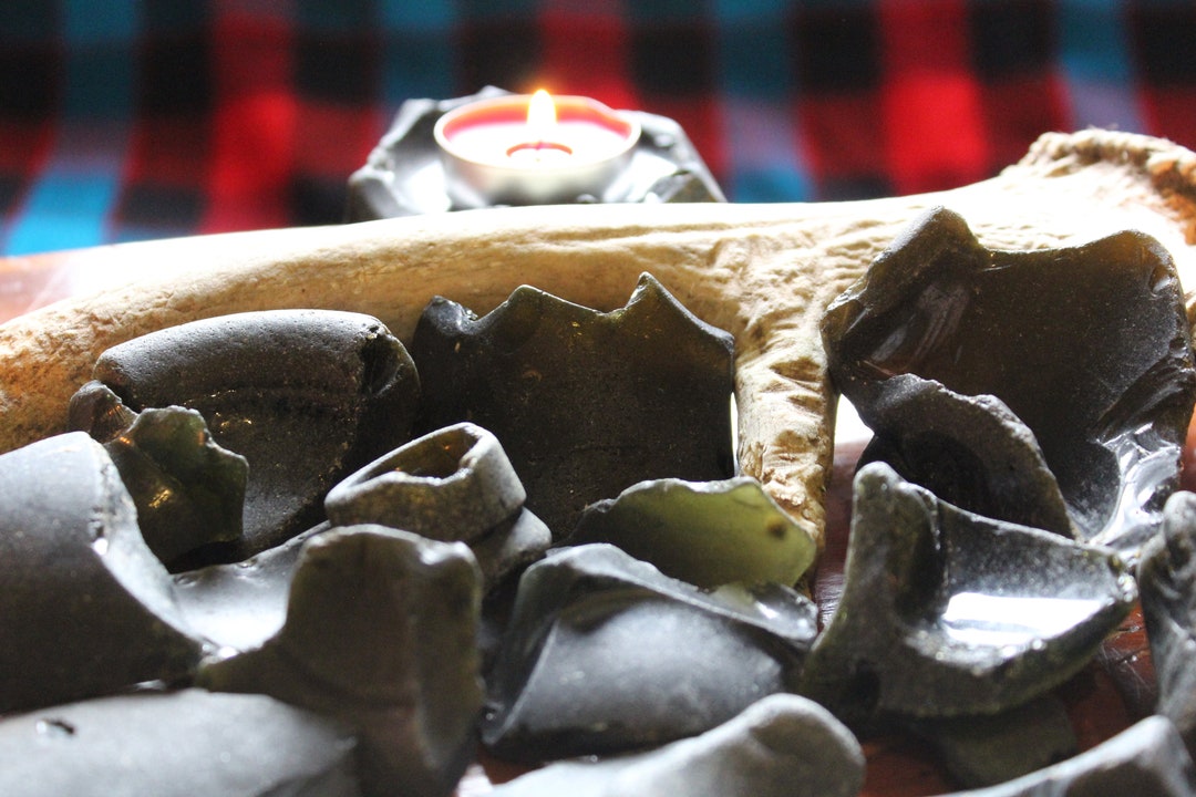 Sea Tumbled Scottish Pirate Glass | Genuine 1800s Seaglass | 150g or ...