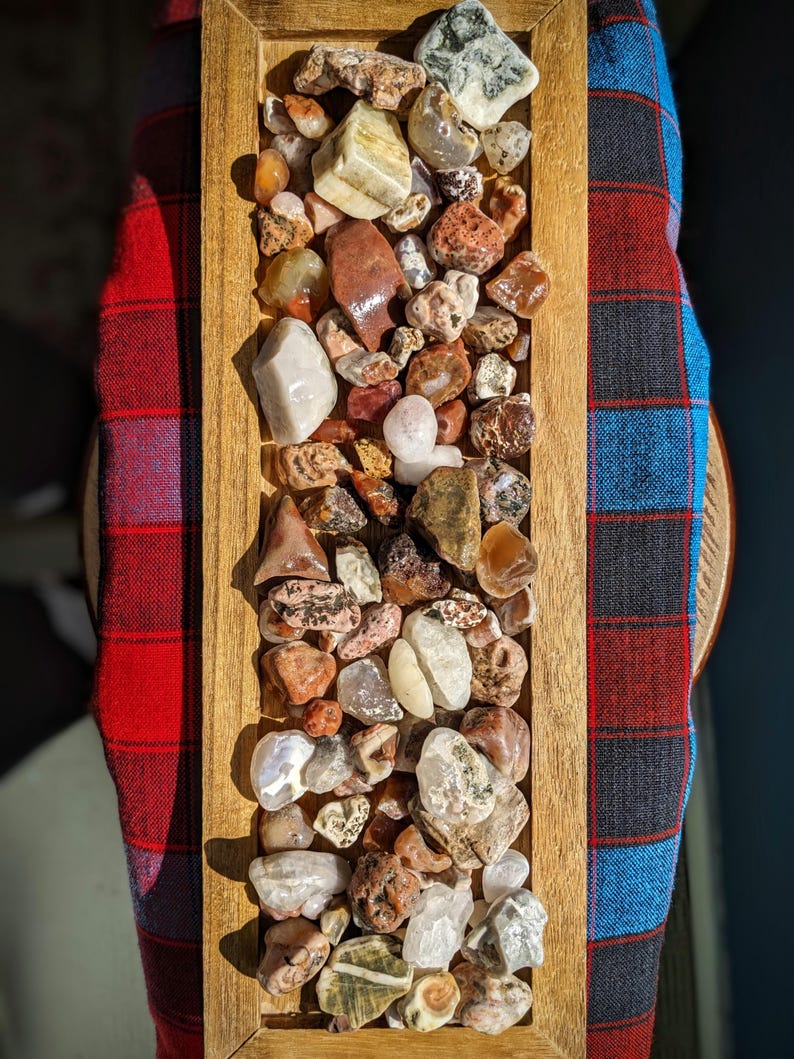 Scottish Beach Crystals | Raw Gemstones | Carnelian, Agate, Jasper ...