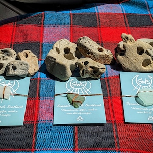 Scottish Hag Stones | Lucky Folklore Hagstones | Sets From All Over ...
