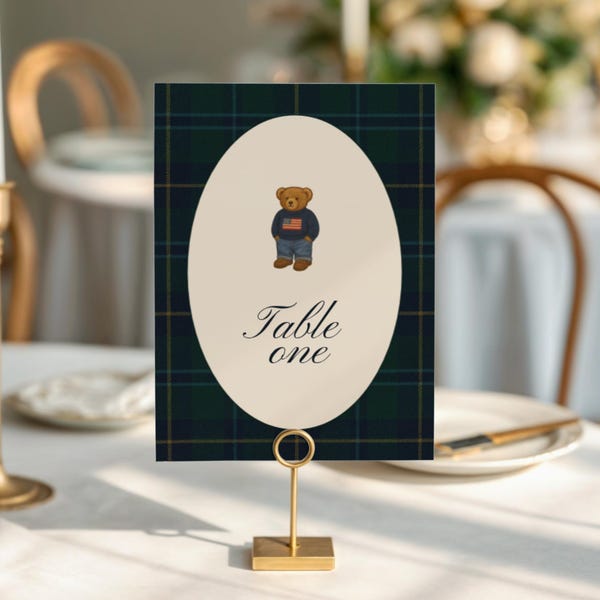Vintage Table Number - Etsy