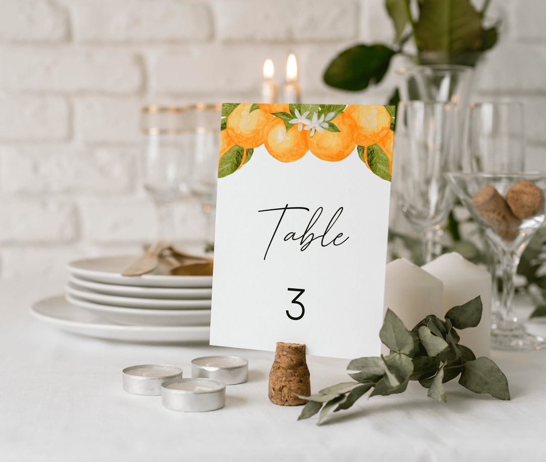 Little Cutie Baby Shower Table Numbers, Instant Download, Editable ...