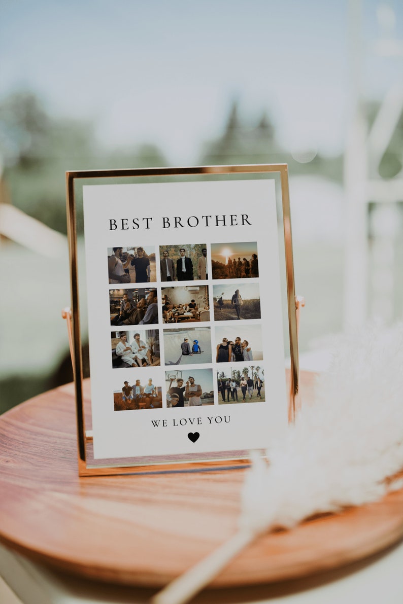 Brother Photo Collage Best Brother Photo Collage Best - Etsy