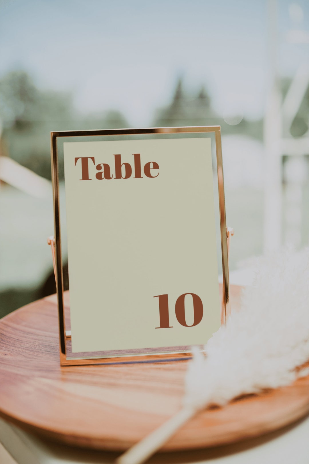 Retro Wedding Table Number, 70s Inspired Wedding Table Number, Colorful ...