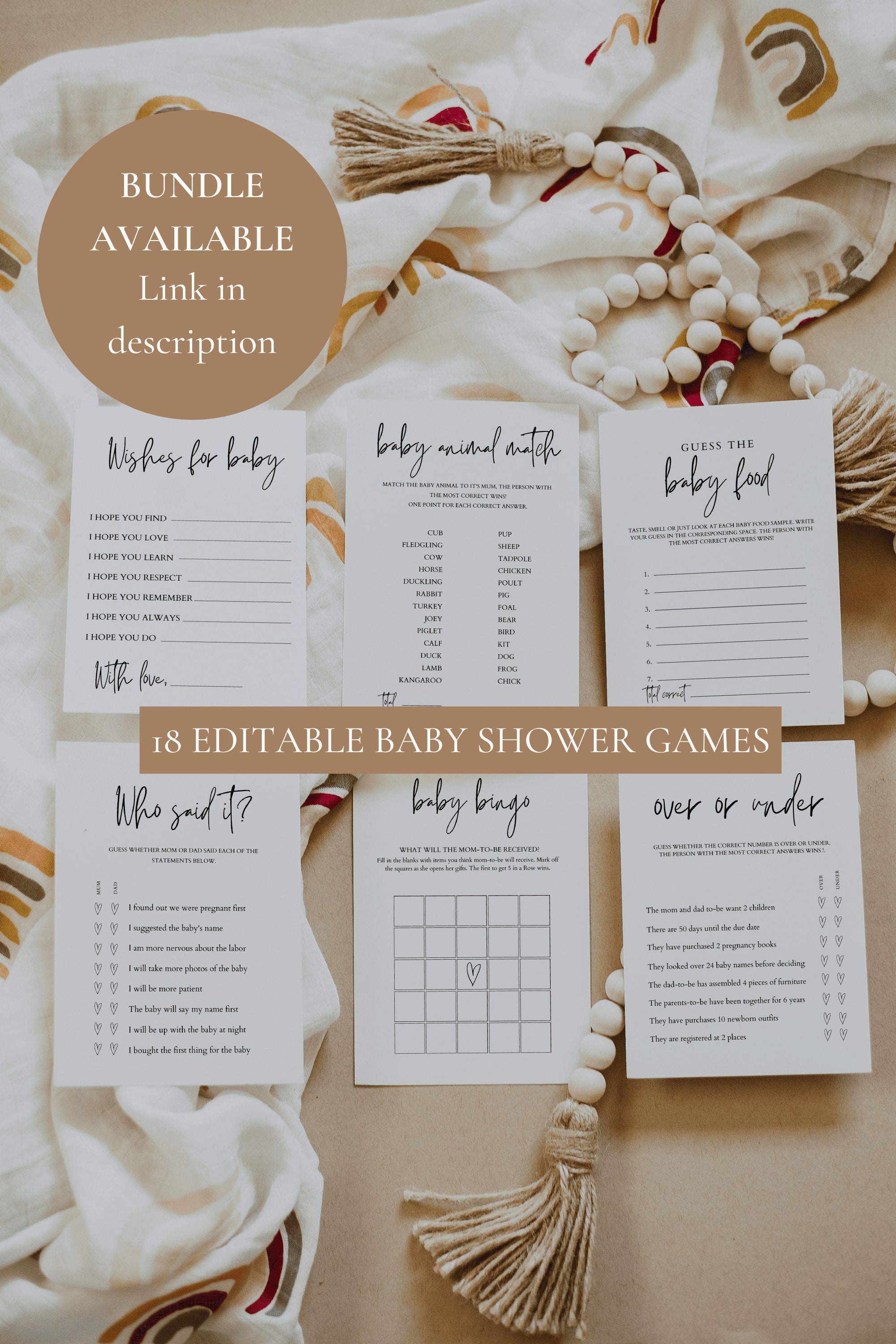 Celebrity Baby Name Shower Game Printable Baby Shower Games - Etsy