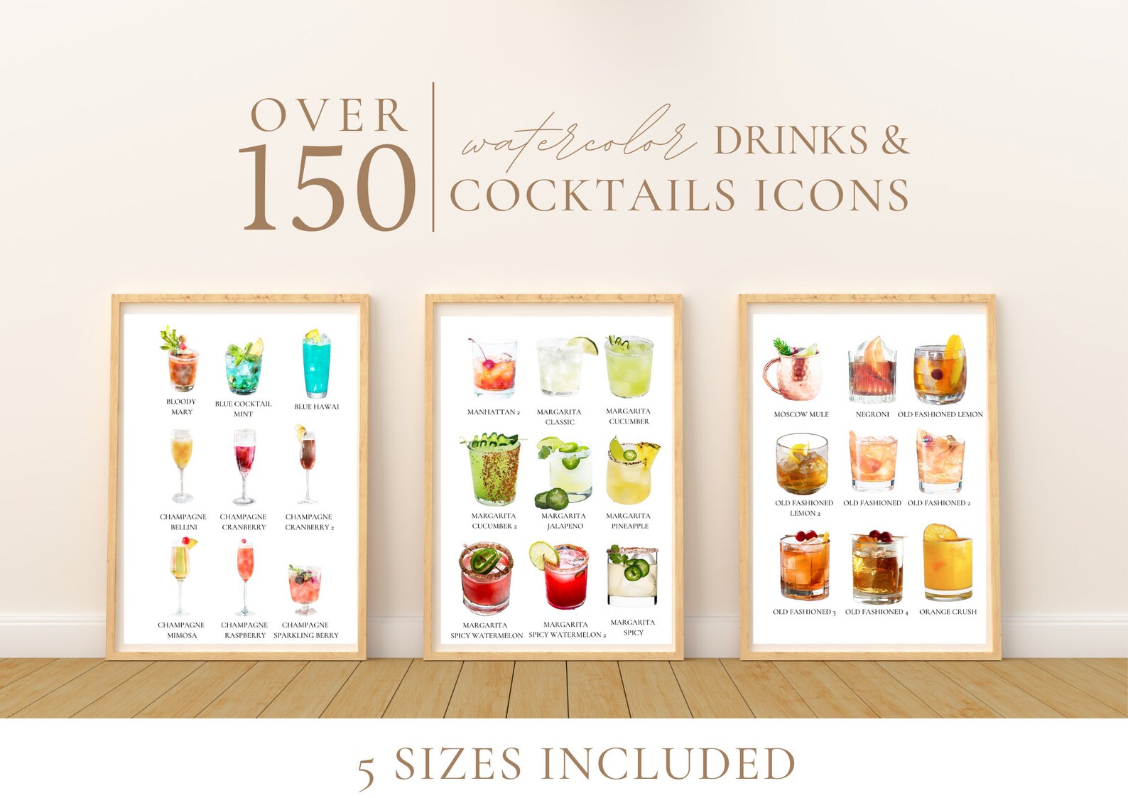 Signature Cocktail Sign Template Signature Drinks Sign - Etsy
