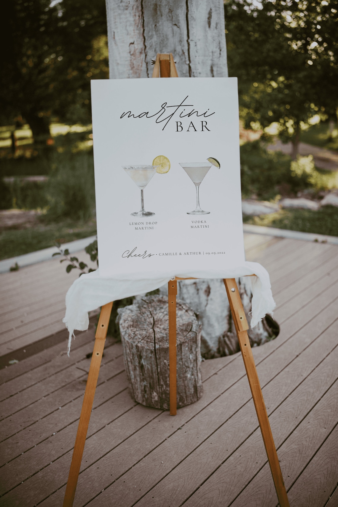 Martini Bar Sign, Signature Drink Sign, Wedding Bar Sign, Bridal Shower ...