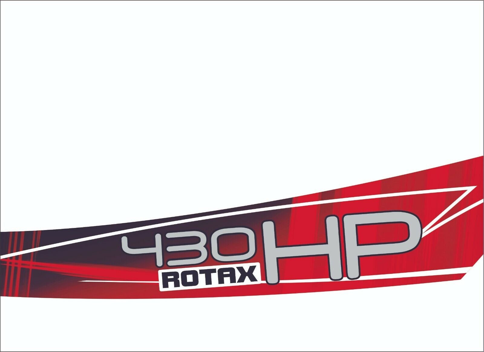 Seadoo Speedster 200 2004 2007 430 HP Red Graphics / Decal / Sticker ...