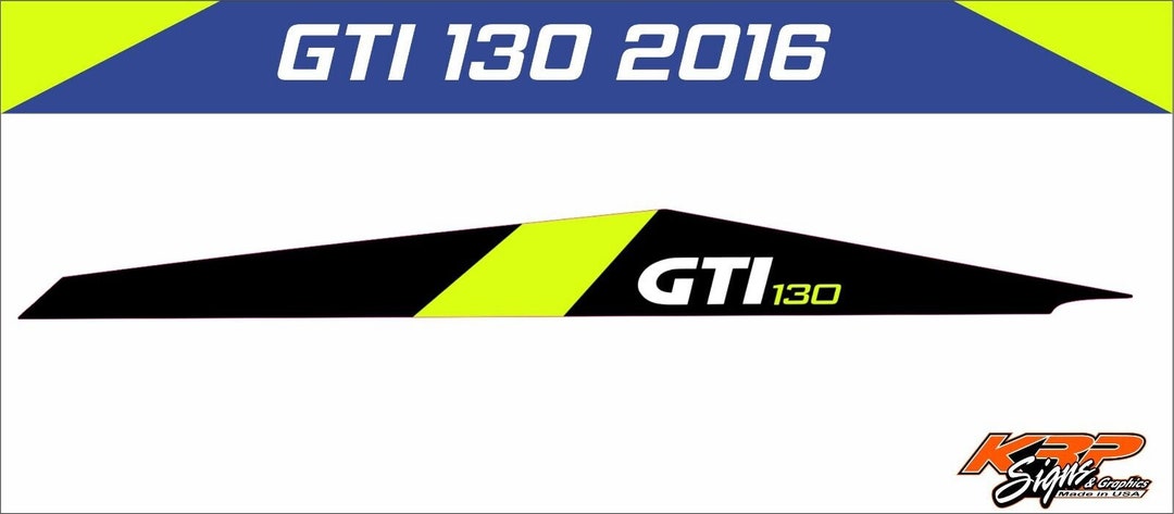 SEADOO GTI 130 2016 Graphics / Decal / Sticker LHS Rear Only - Etsy