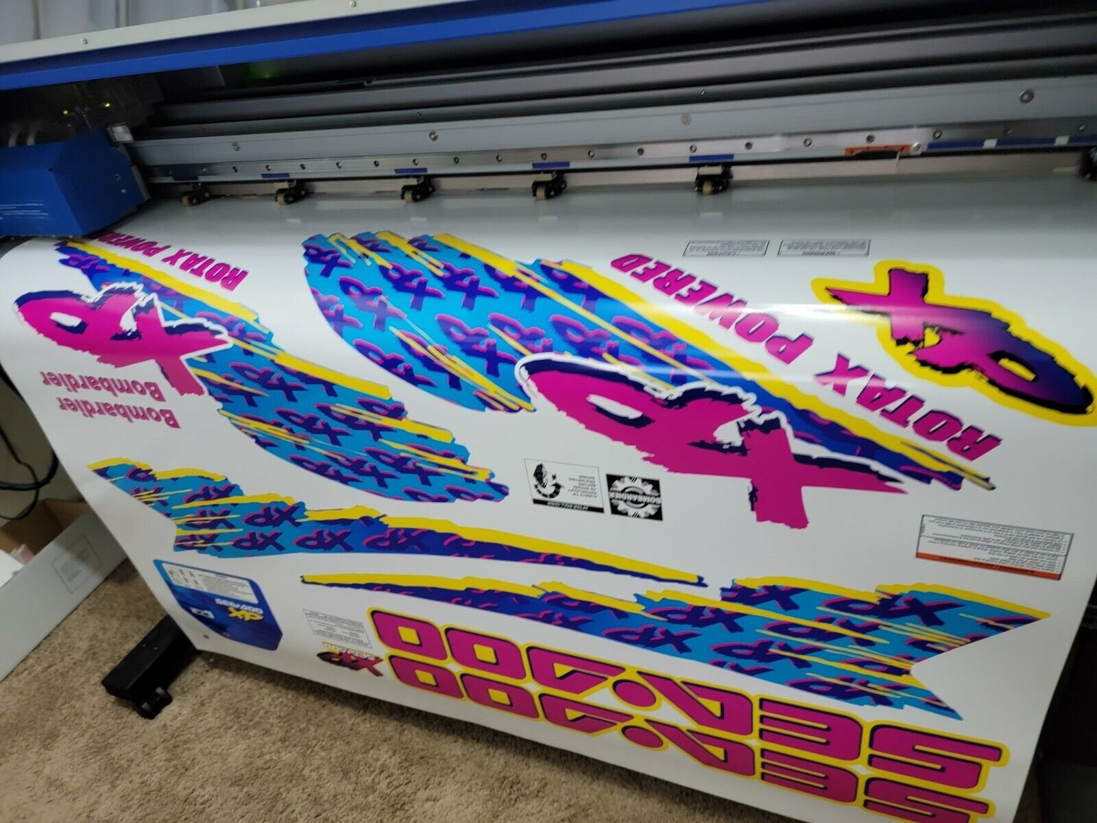 Seadoo XP 1995 Graphics / Decal / Sticker Kit - Etsy