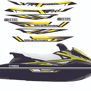 YAMAHA WAVERUNNER VX Deluxe 2019 Ho 1.0 Graphics / Decal / Sticker Kit ...