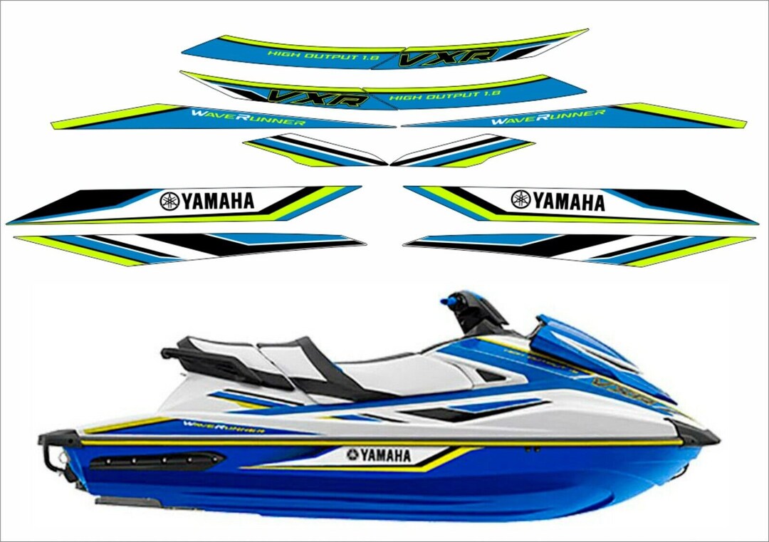 YAMAHA WAVERUNNER VXR Ho 1.8 2019 Graphics / Decal / Sticker Kit - Etsy