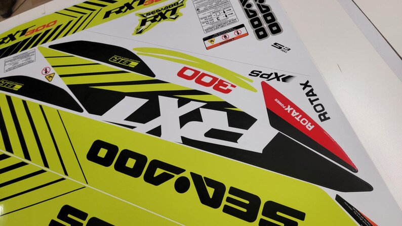 Seadoo RXT X 300 2016 Graphics / Decal / Sticker Kit - Etsy