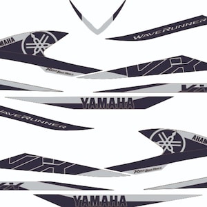 YAMAHA WAVERUNNER VX 2012-2016 Graphics / Decal / Sticker Kit Grey ...