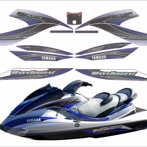 Yamaha Waverunner Decals - Etsy