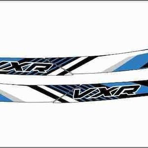 YAMAHA WAVERUNNER VXR Blue Limited 2018 Graphics / Decal / Sticker Kit ...