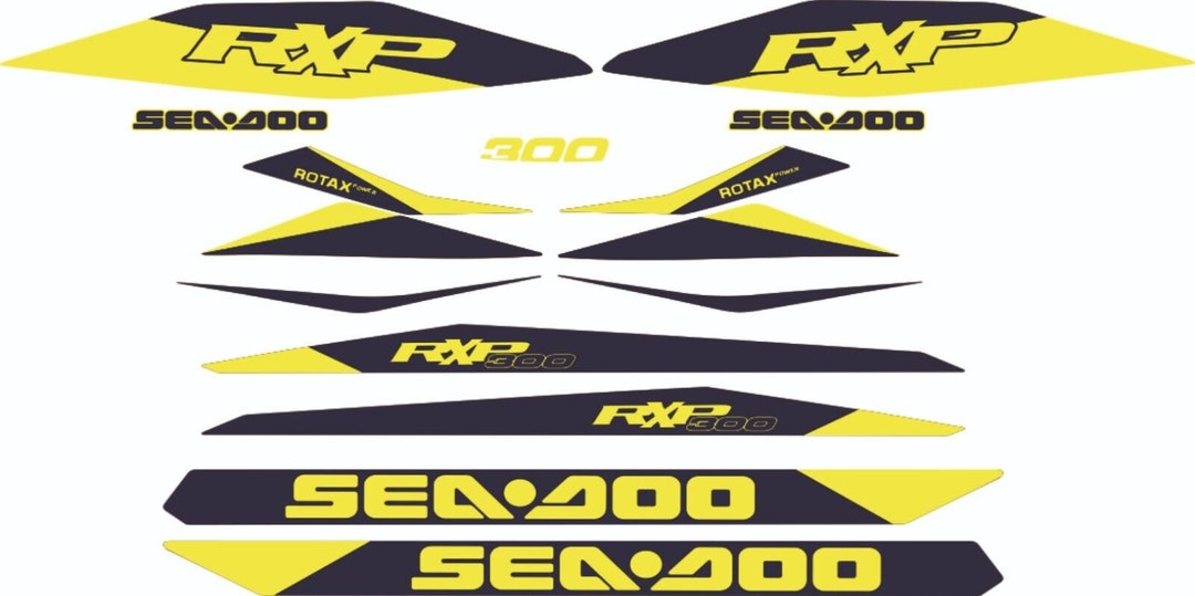 SEADOO RXP X 300 2016 Graphics / Decal / Sticker Kit Custom 2 - Etsy