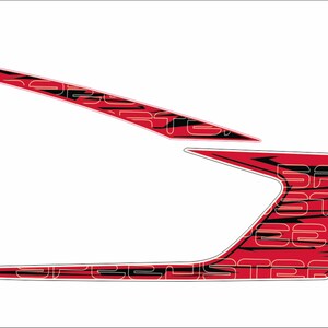 Seadoo Speedster 2005 Graphic / Decal Replacement Kit RED Graphics ...