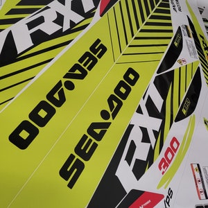 Seadoo RXT X 300 2016 Graphics / Decal / Sticker Kit - Etsy