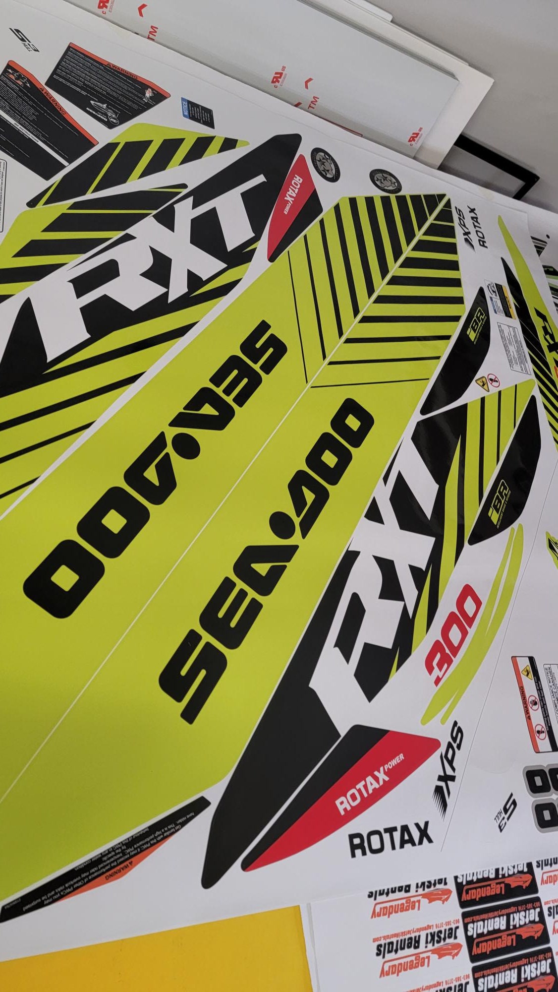 Seadoo RXT X 300 2016 Graphics / Decal / Sticker Kit - Etsy