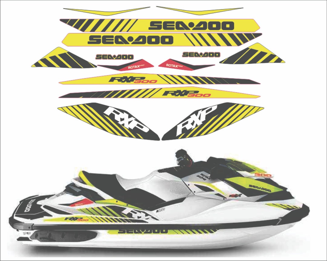 SEADOO RXP X 300 2016 Graphics / Decal / Sticker Kit - Etsy