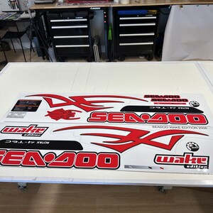 Seadoo WAKE EDITION 2006 Graphics / Decal / Sticker Kit - Etsy