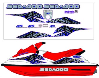 Seadoo GS 2000 Graphics / Decal / Sticker Kit - Etsy