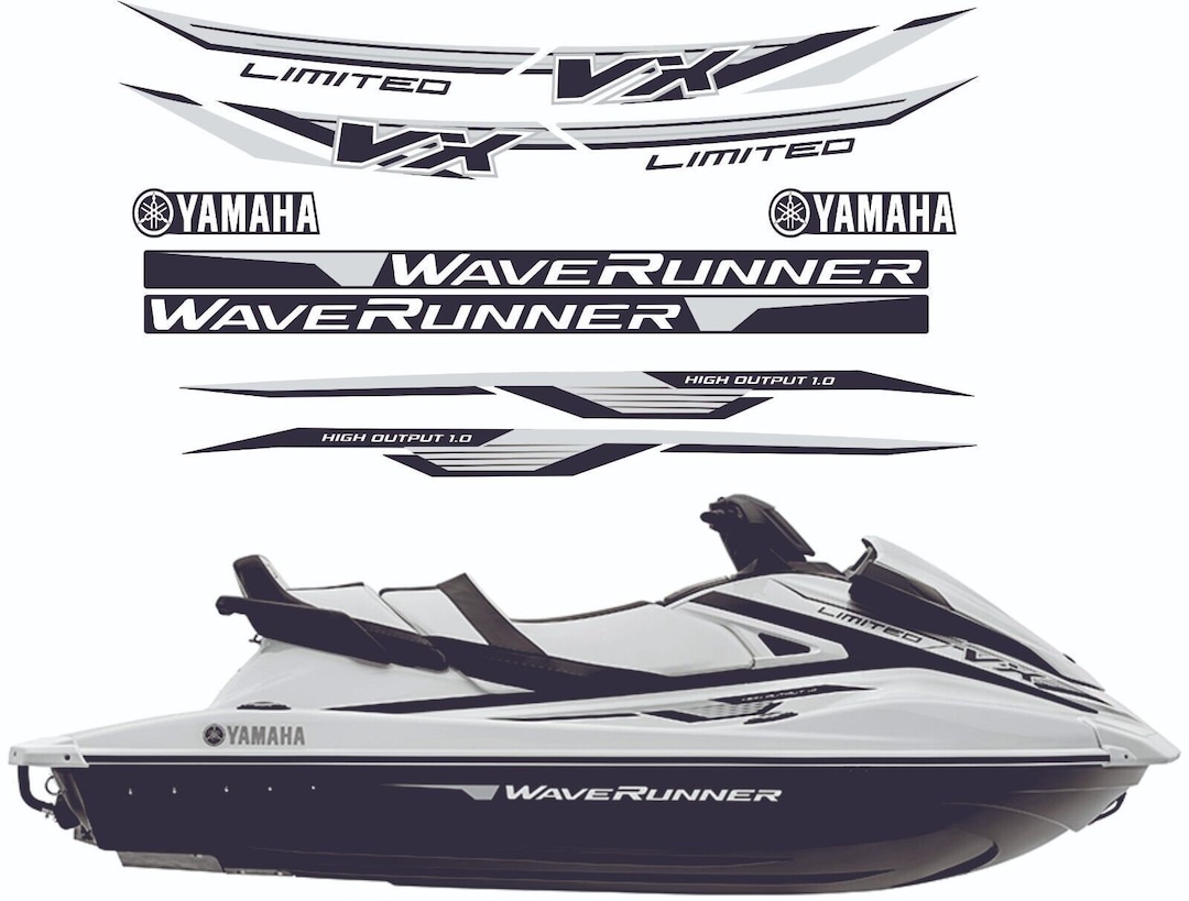 YAMAHA WAVERUNNER VX Limited 2020 Graphics / Decal / Sticker Kit - Etsy