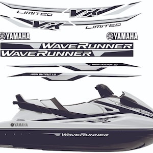 YAMAHA WAVERUNNER VX Limited 2020 Graphics / Decal / Sticker Kit - Etsy