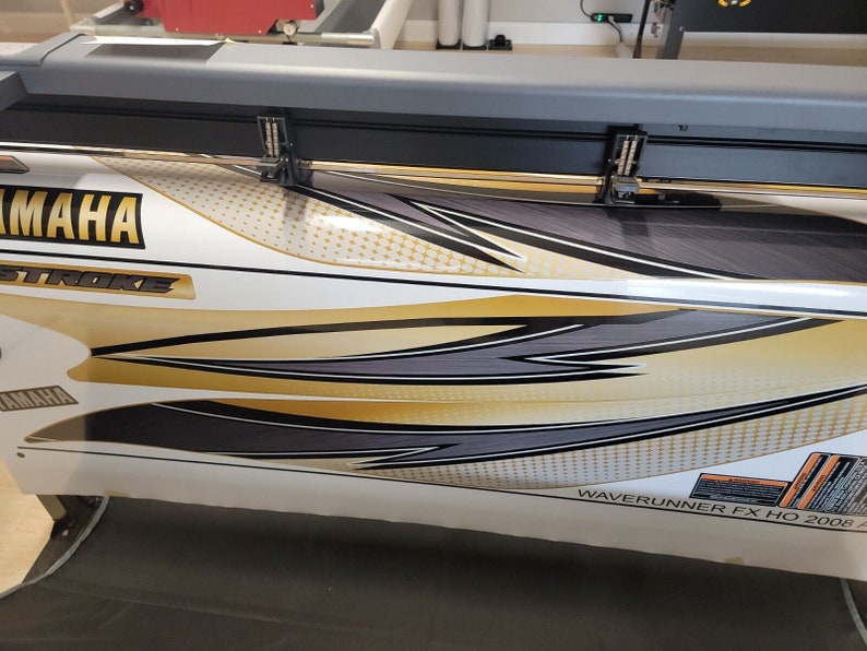 YAMAHA WAVERUNNER FX Ho 2008 Graphics / Decal / Sticker Kit Gold - Etsy
