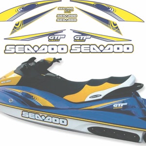 Seadoo GTI SE 2006 Blue Graphics / Decal / Sticker Kit - Etsy