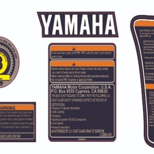 YAMAHA WAVERUNNER VX Deluxe 2005 / 2009 Graphics/ Decal / Sticker Kit ...