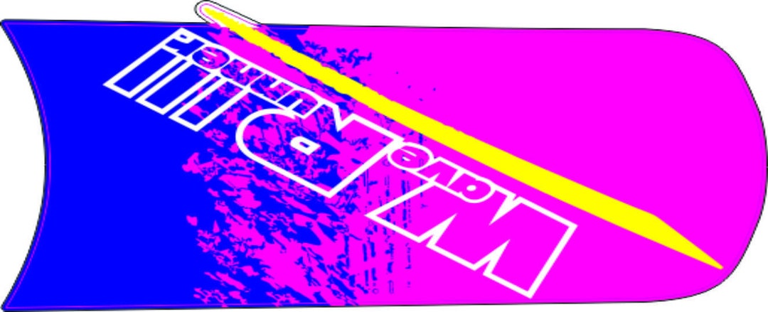 YAMAHA WAVERUNNER 1994 GEN 3 Graphics / Decal / Sticker Hood Decal Only ...