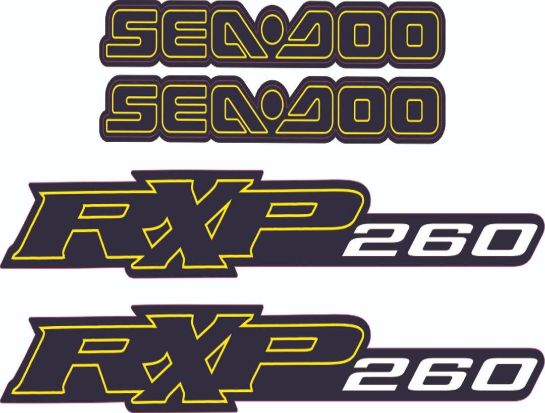 SEADOO RXP X 260 2013 Graphics / Decal / Sticker Kit Hood and Side ...