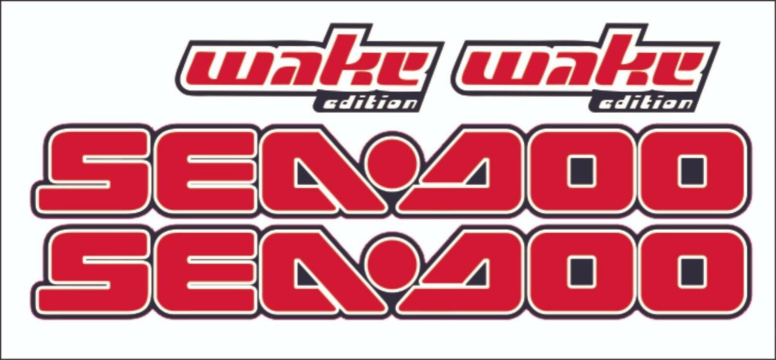 Seadoo WAKE EDITION 2006 Graphics / Decal / Sticker Kit - Etsy